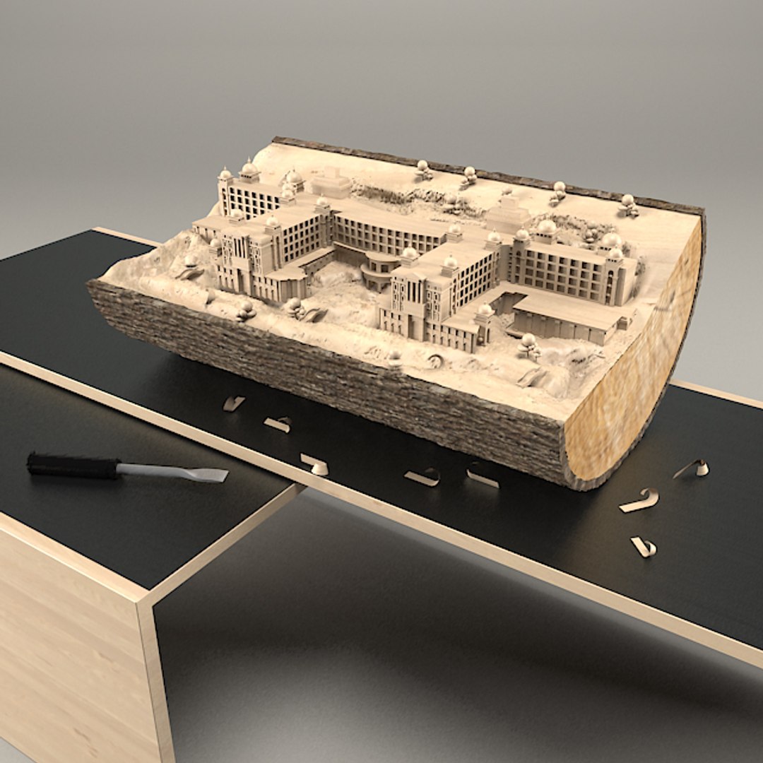 Hotel Wood 3D Model - TurboSquid 1214357