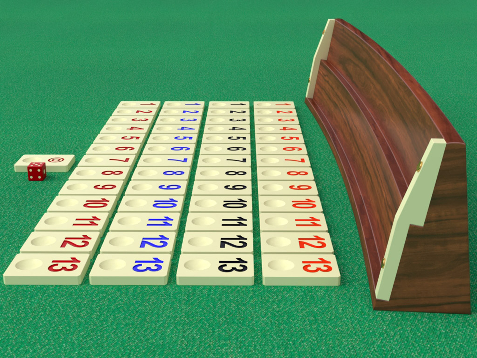 Okey set 3D model - TurboSquid 1692596