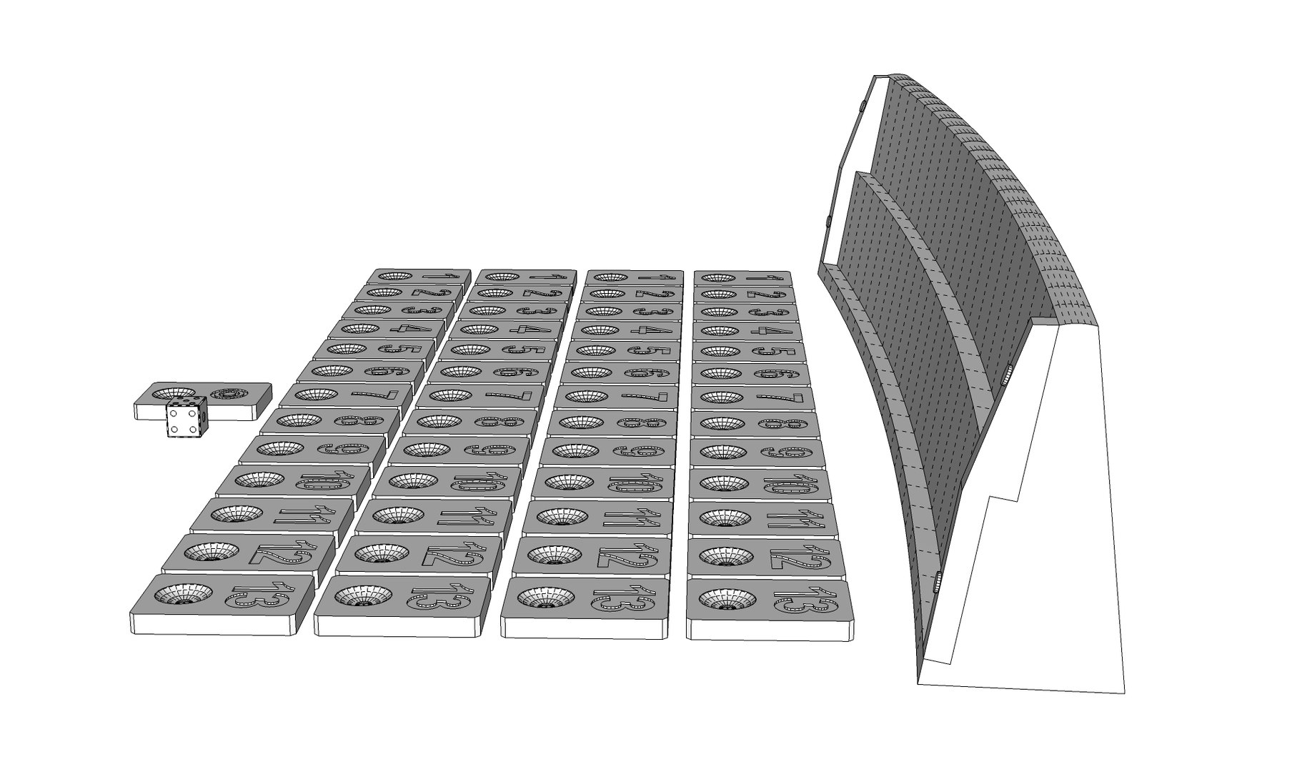 Okey Set 3D Model - TurboSquid 1692596