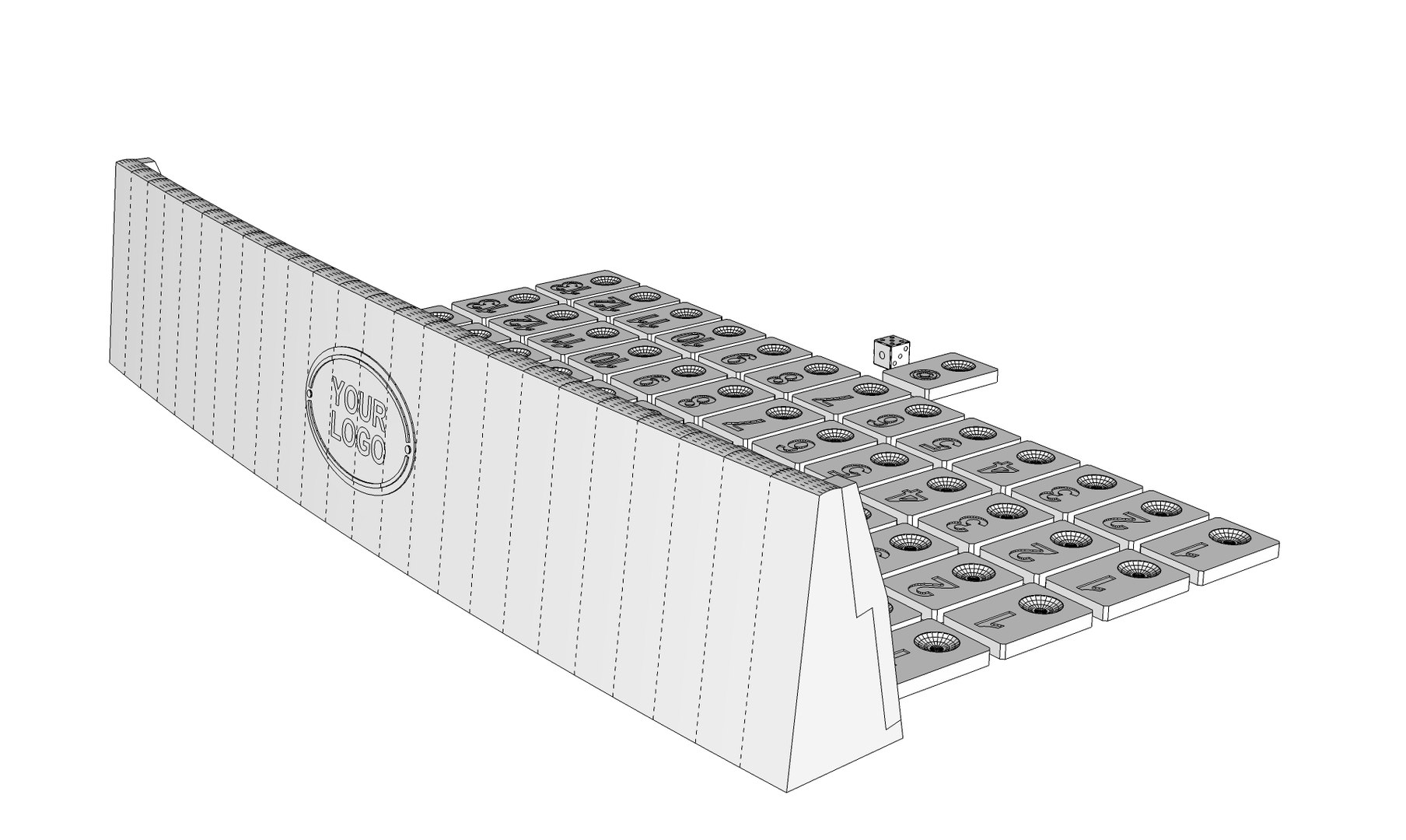 Okey Set 3D Model - TurboSquid 1692596