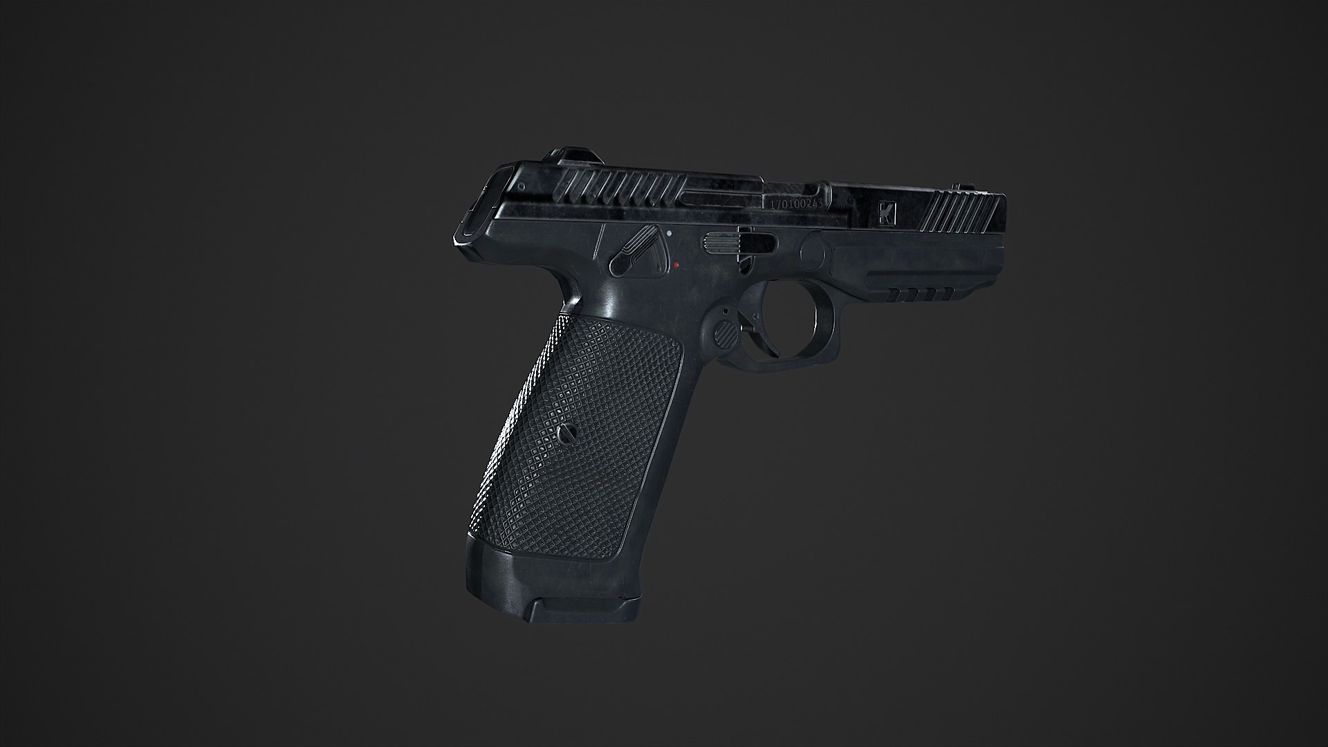 3D Lebedev Pistol Pl-14 - TurboSquid 2286197