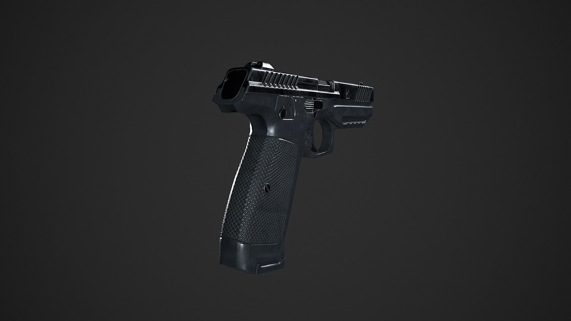 3D Lebedev Pistol Pl-14 - TurboSquid 2286197