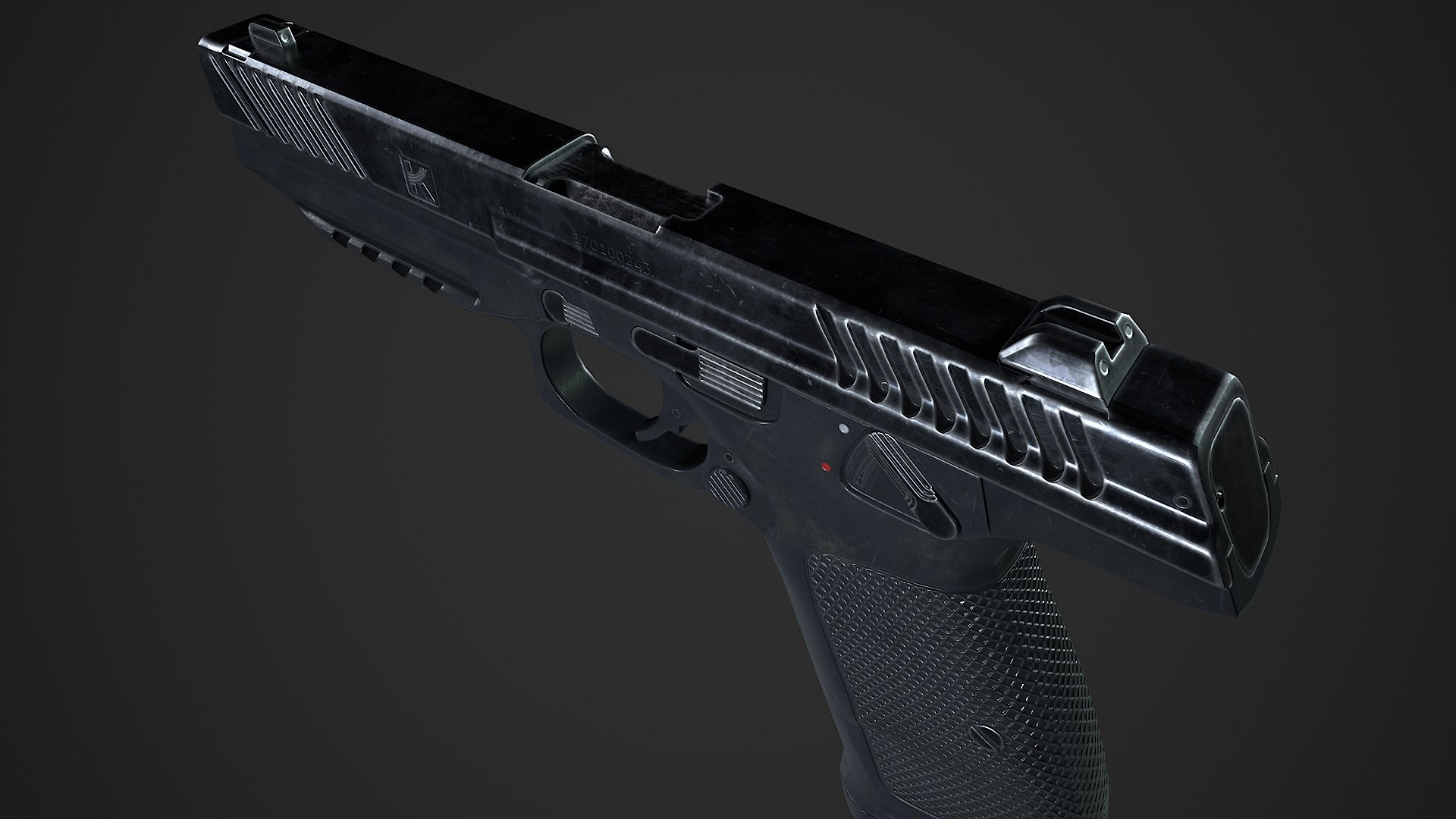 3D Lebedev Pistol Pl-14 - TurboSquid 2286197