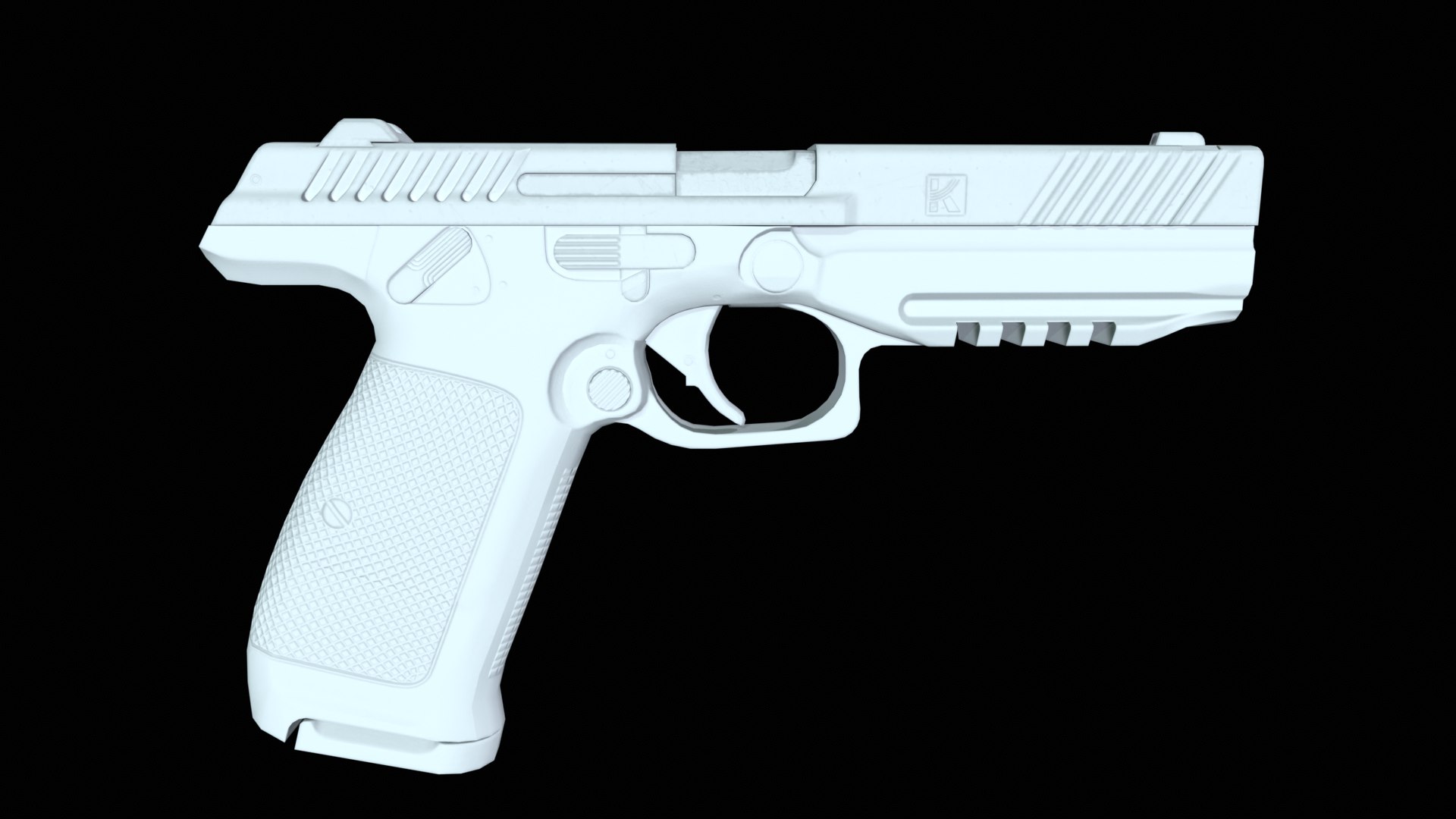 3D Lebedev Pistol Pl-14 - TurboSquid 2286197