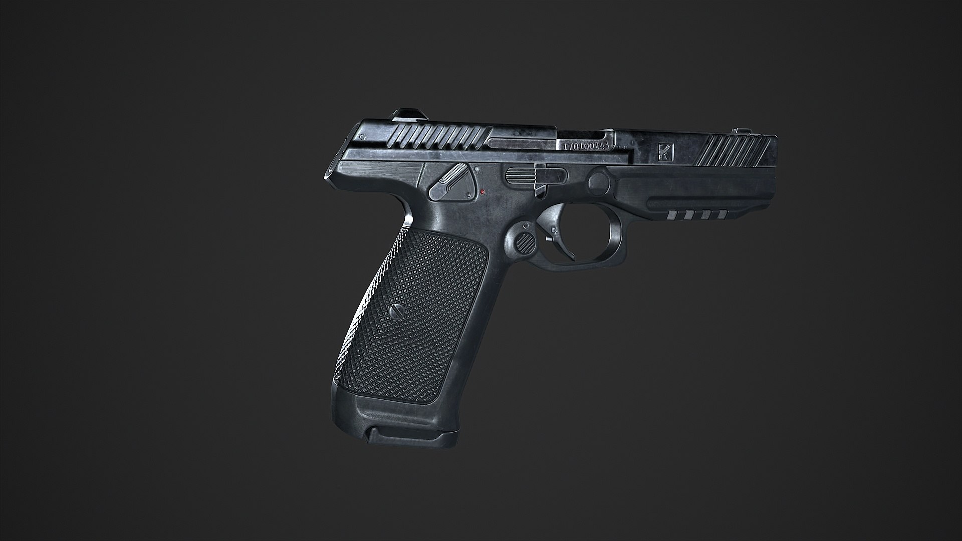 3D Lebedev Pistol Pl-14 - TurboSquid 2286197
