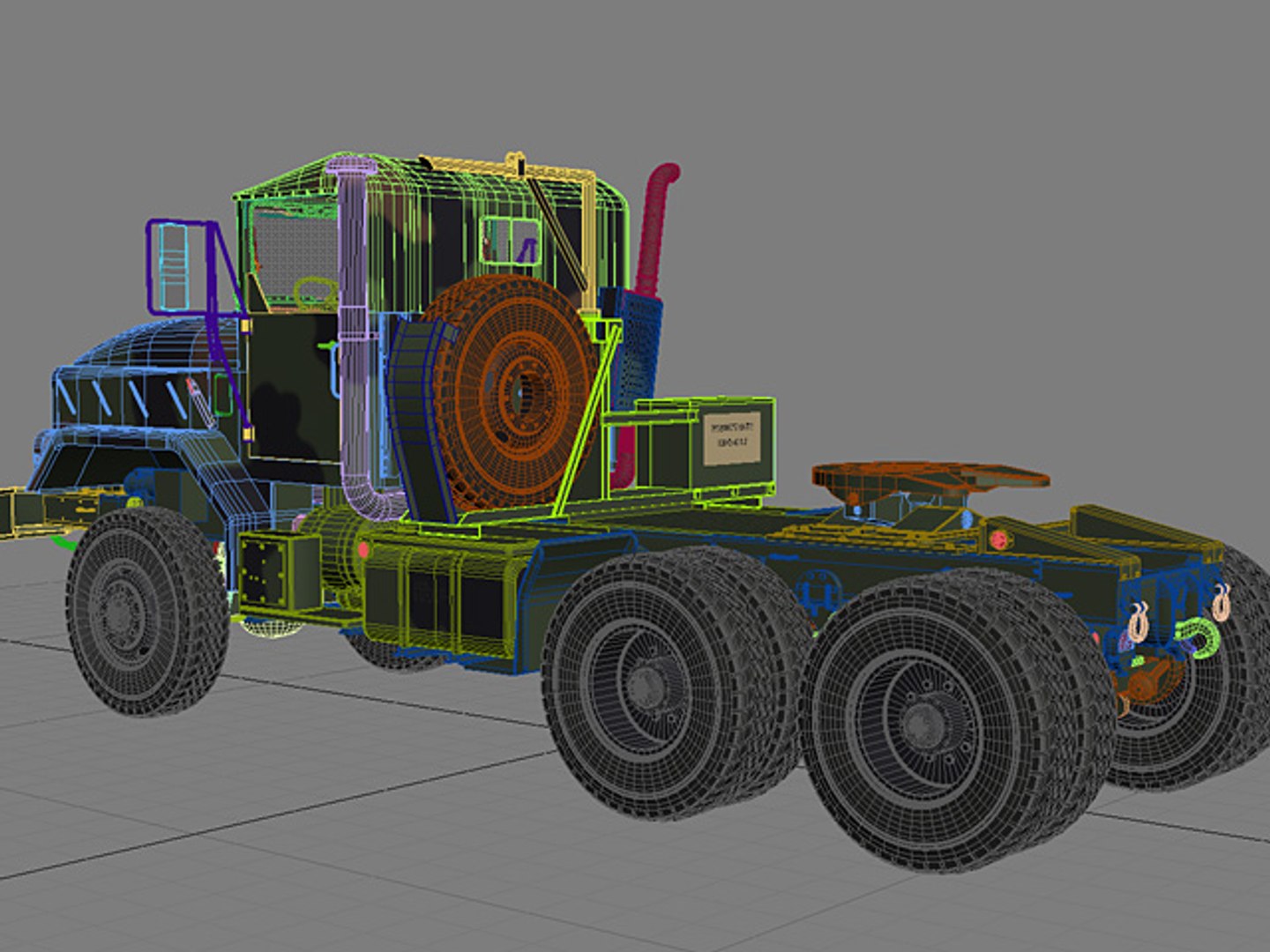 Max Army M932 Tractor