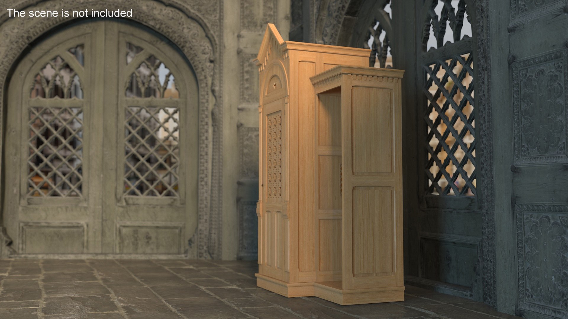 3D Confessional Traditional Accessories Collection - TurboSquid 2298110