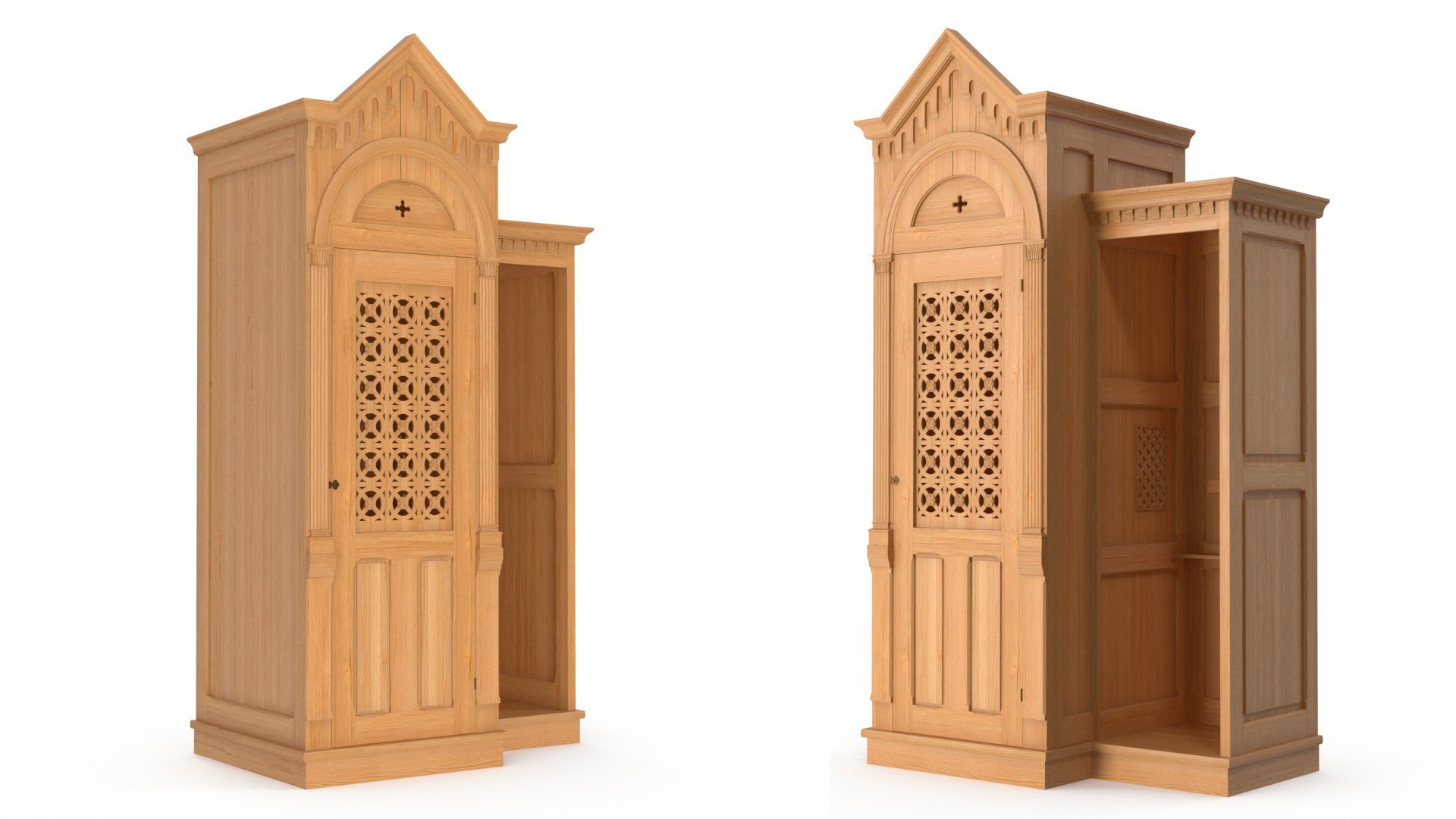 3D Confessional Traditional Accessories Collection - TurboSquid 2298110