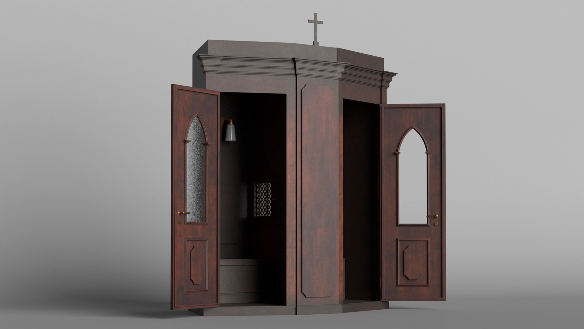 3D Confessional Traditional Accessories Collection - TurboSquid 2298110