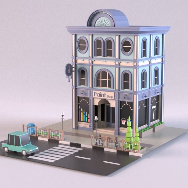Set 10 shop store 3D model - TurboSquid 1511615