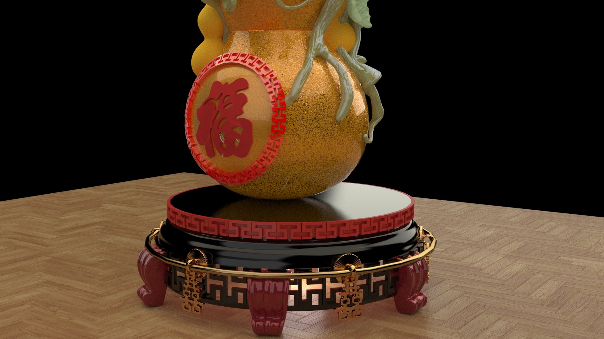 3D Chinese Gourd - TurboSquid 2136509