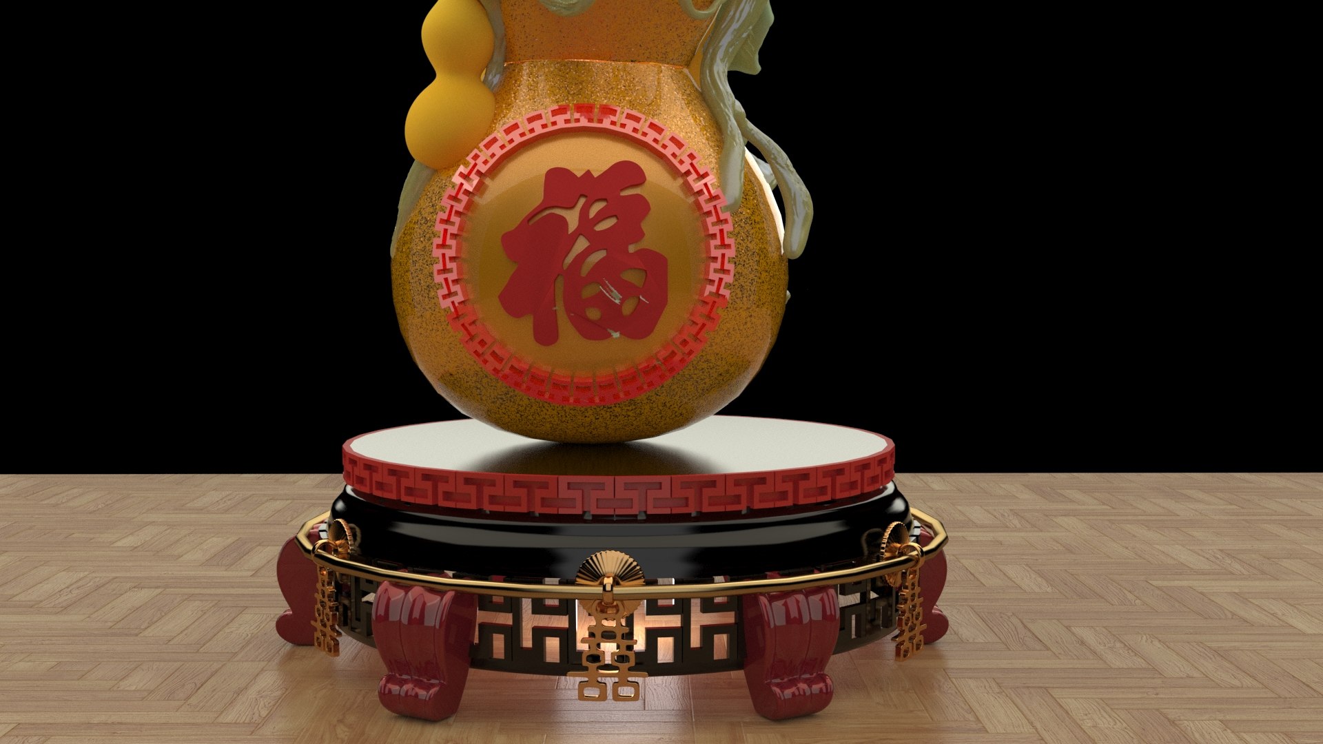 3D Chinese Gourd - TurboSquid 2136509