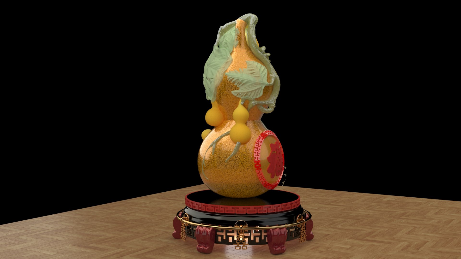 3D Chinese Gourd - TurboSquid 2136509
