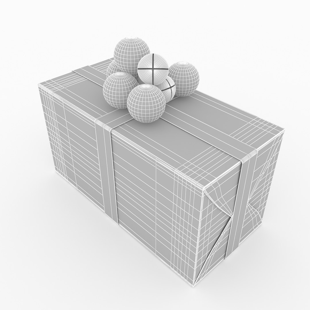 3D Model Gift Box Christmas - TurboSquid 1544756