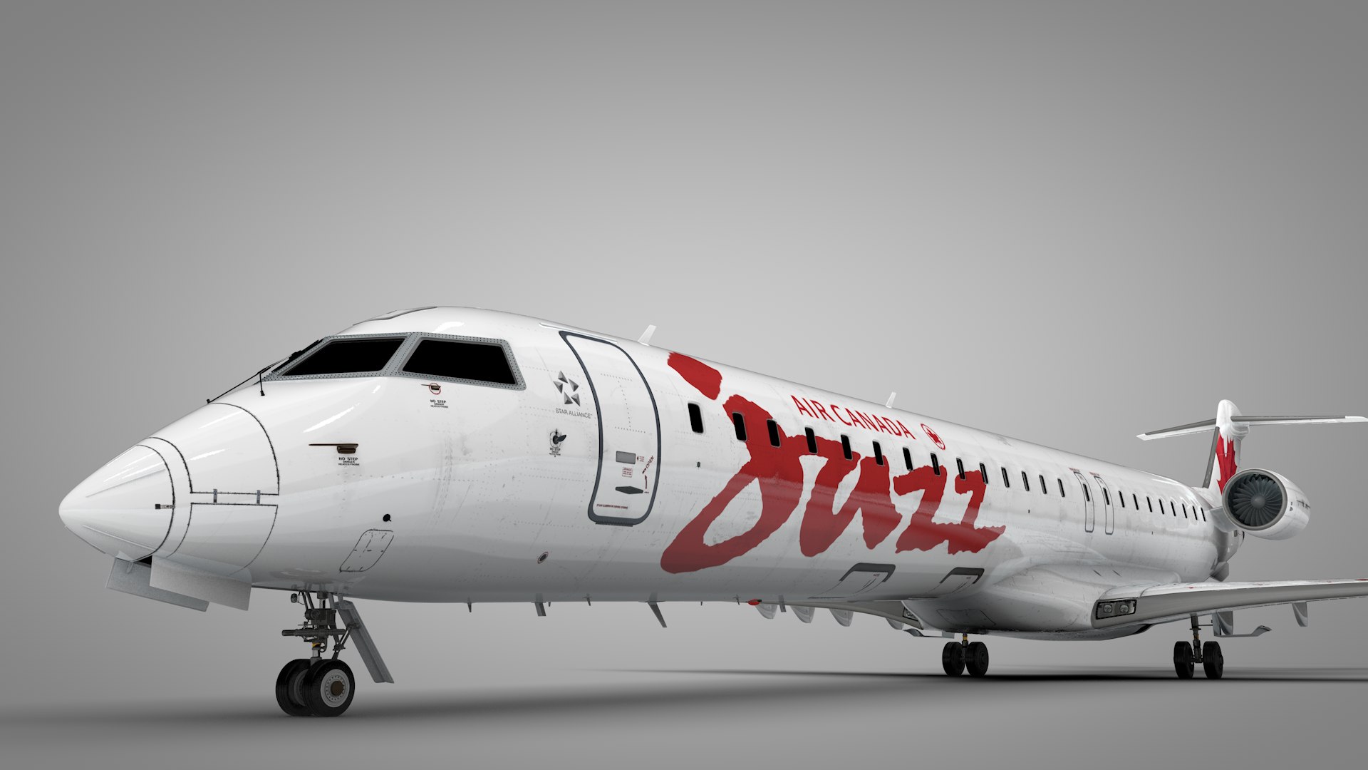3D AIR CANADA BOMBARDIER CRJ 900 L2021 - TurboSquid 2094071