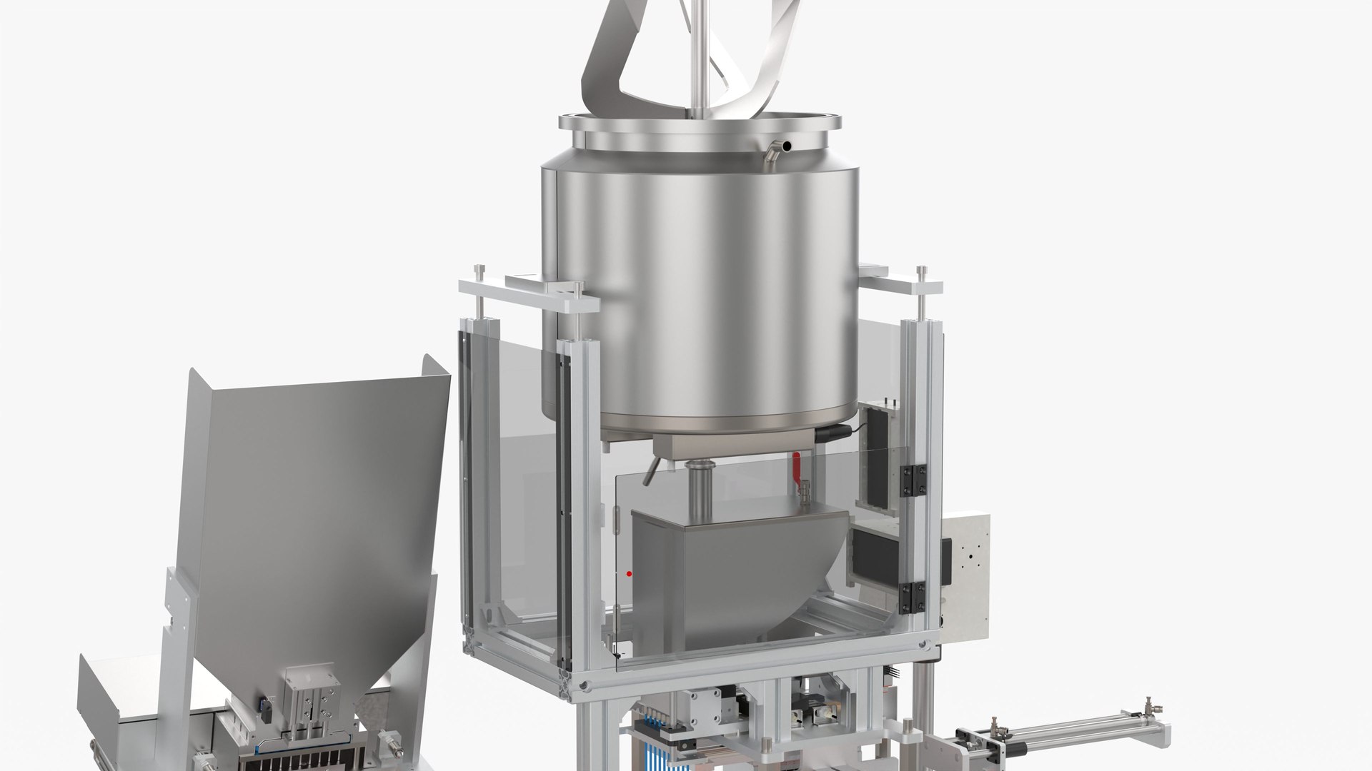 Fully Automatic Tube Loading And Glue Collection Machine 3D Model ...