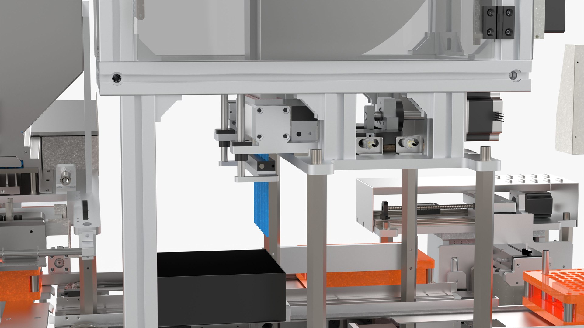 Fully Automatic Tube Loading And Glue Collection Machine 3D Model ...