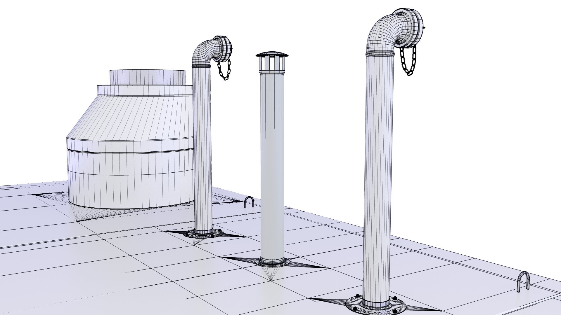 Concrete Fire Fighting Water Storage Tank 5 3D - TurboSquid 1980062
