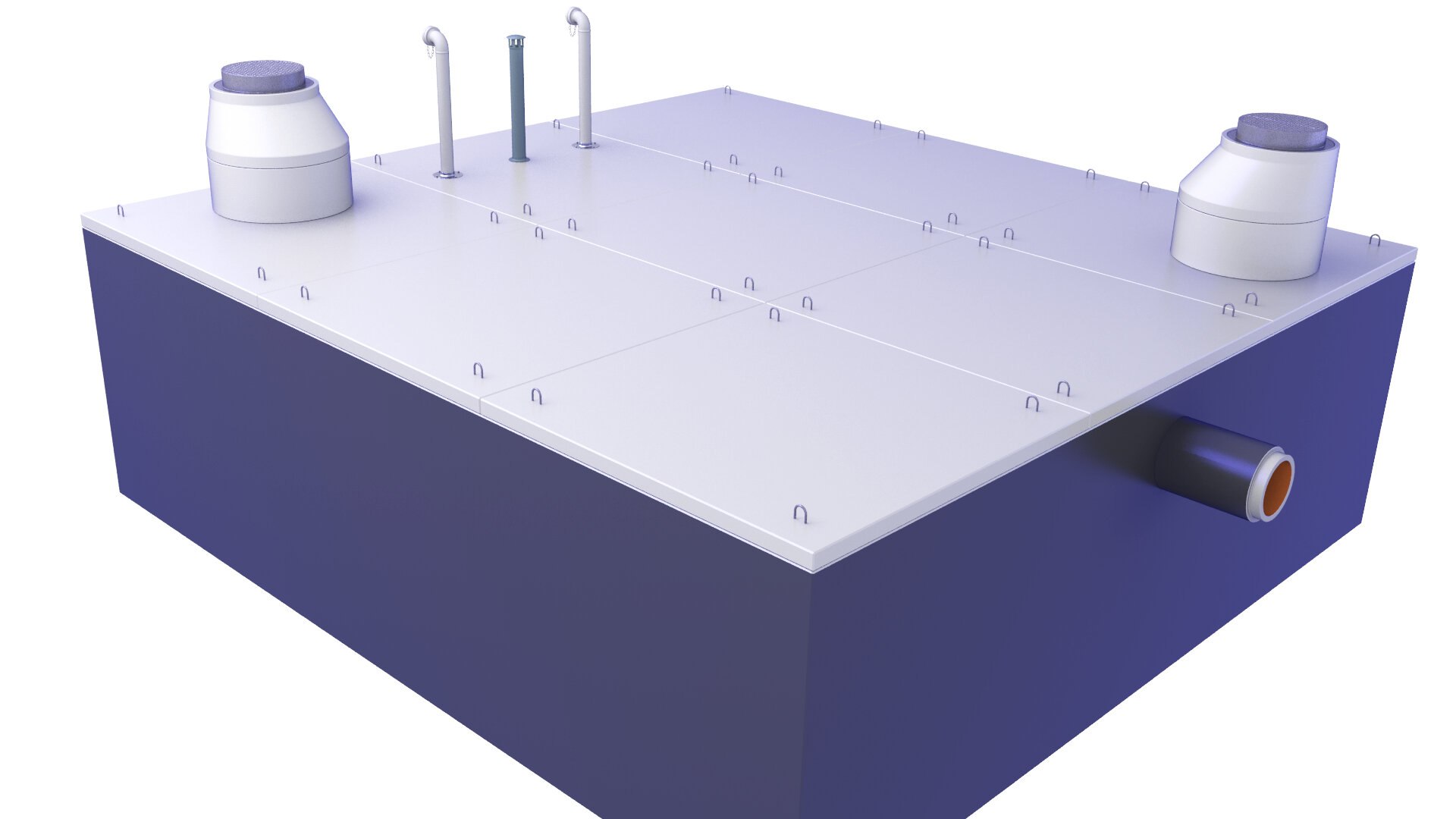 Concrete Fire Fighting Water Storage Tank 5 3D - TurboSquid 1980062