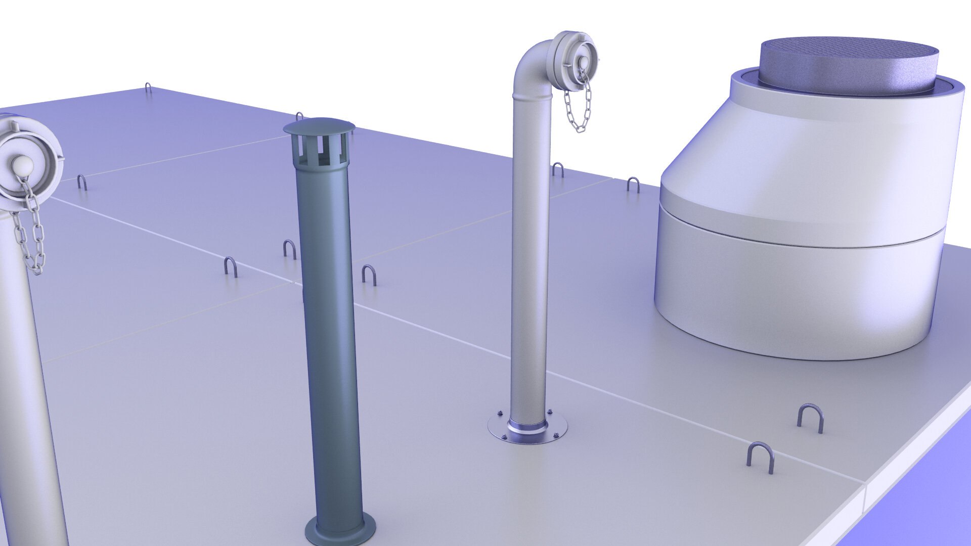 Concrete Fire Fighting Water Storage Tank 5 3D - TurboSquid 1980062