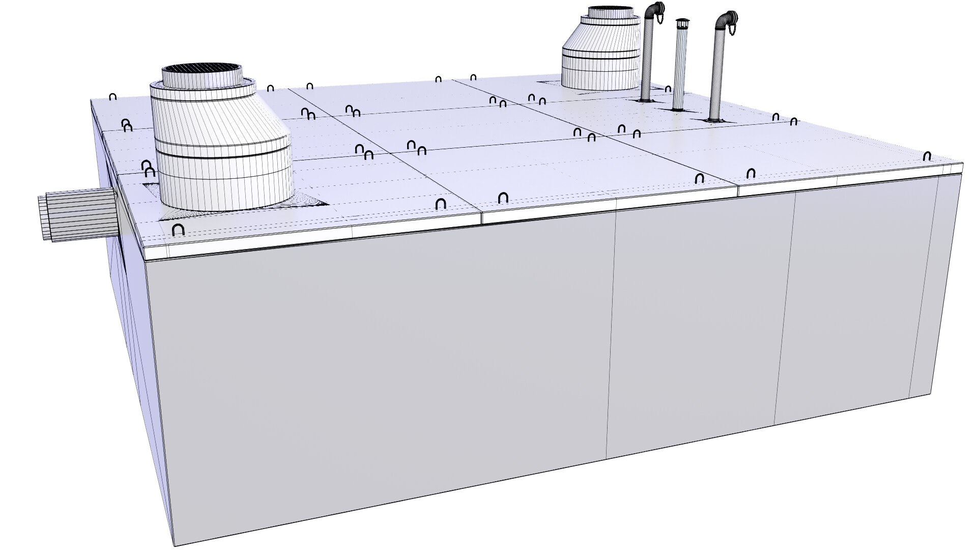 Concrete Fire Fighting Water Storage Tank 5 3D - TurboSquid 1980062