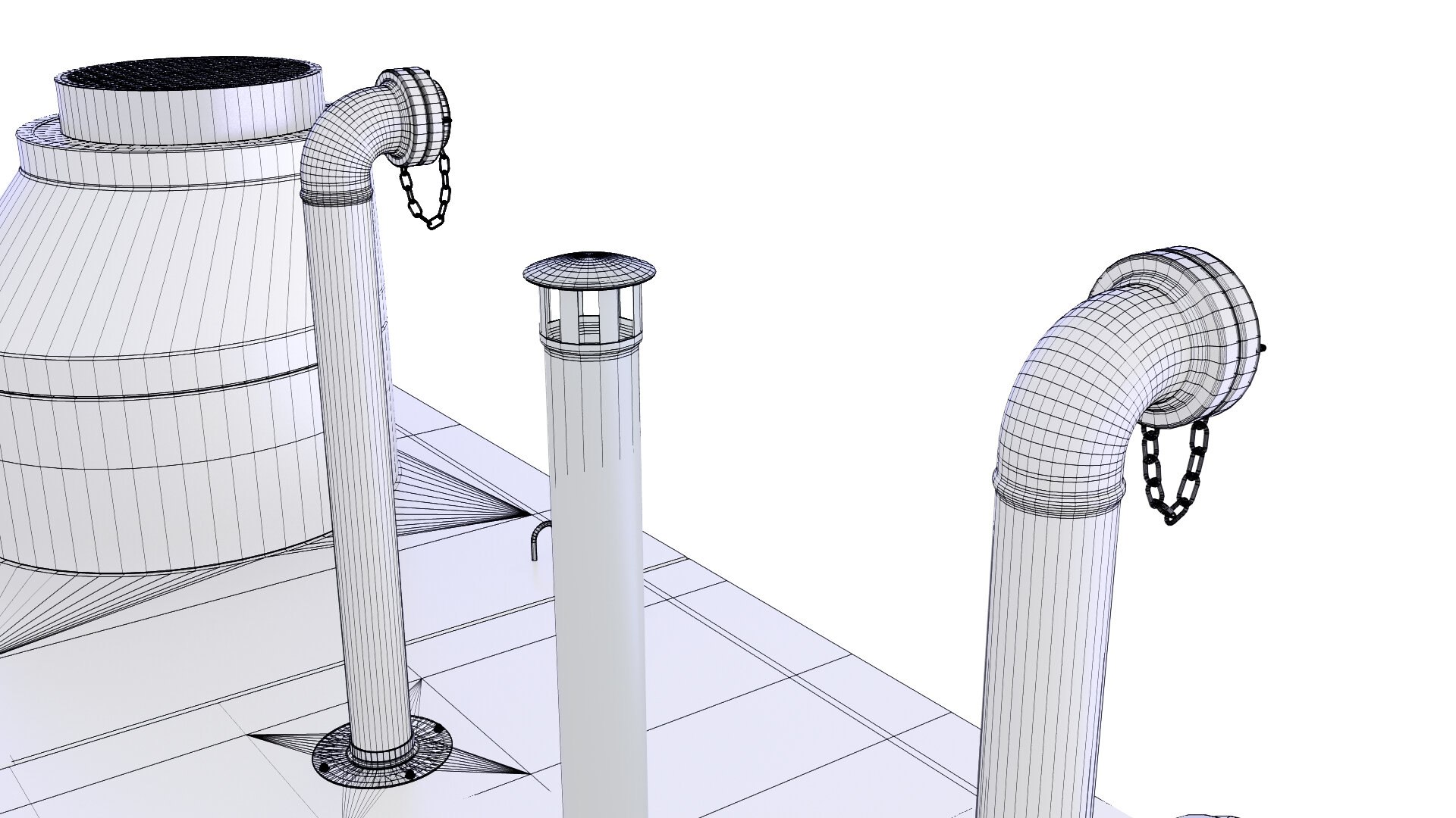 Concrete Fire Fighting Water Storage Tank 5 3D - TurboSquid 1980062