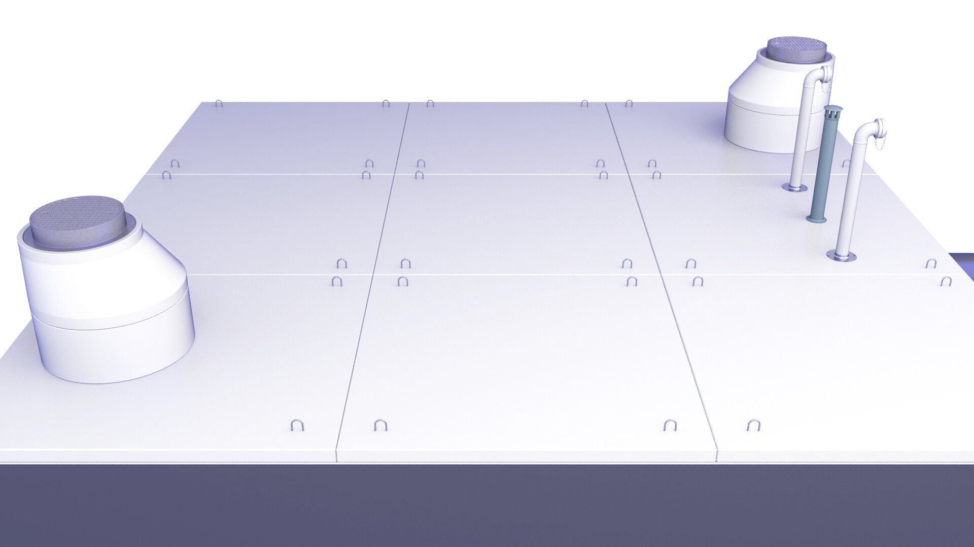 Concrete Fire Fighting Water Storage Tank 5 3D - TurboSquid 1980062