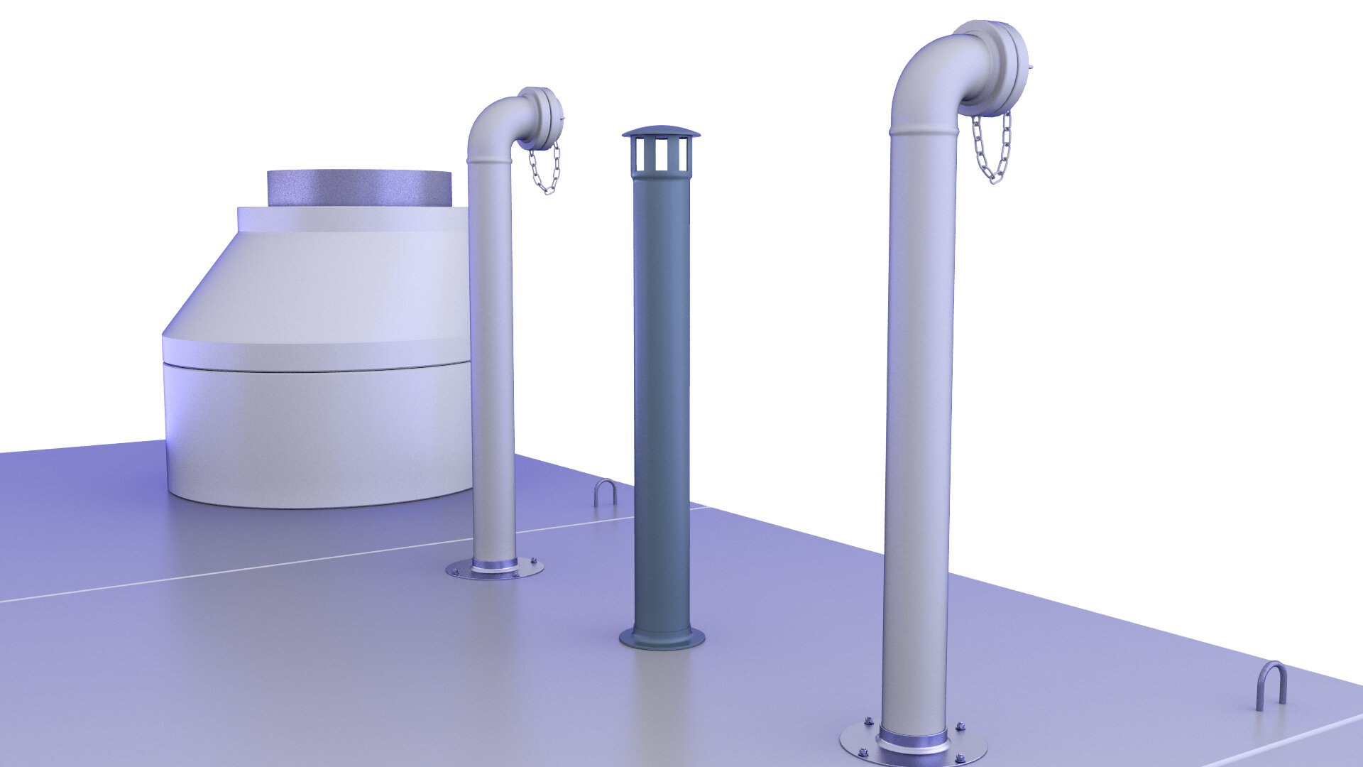 Concrete Fire Fighting Water Storage Tank 5 3D - TurboSquid 1980062