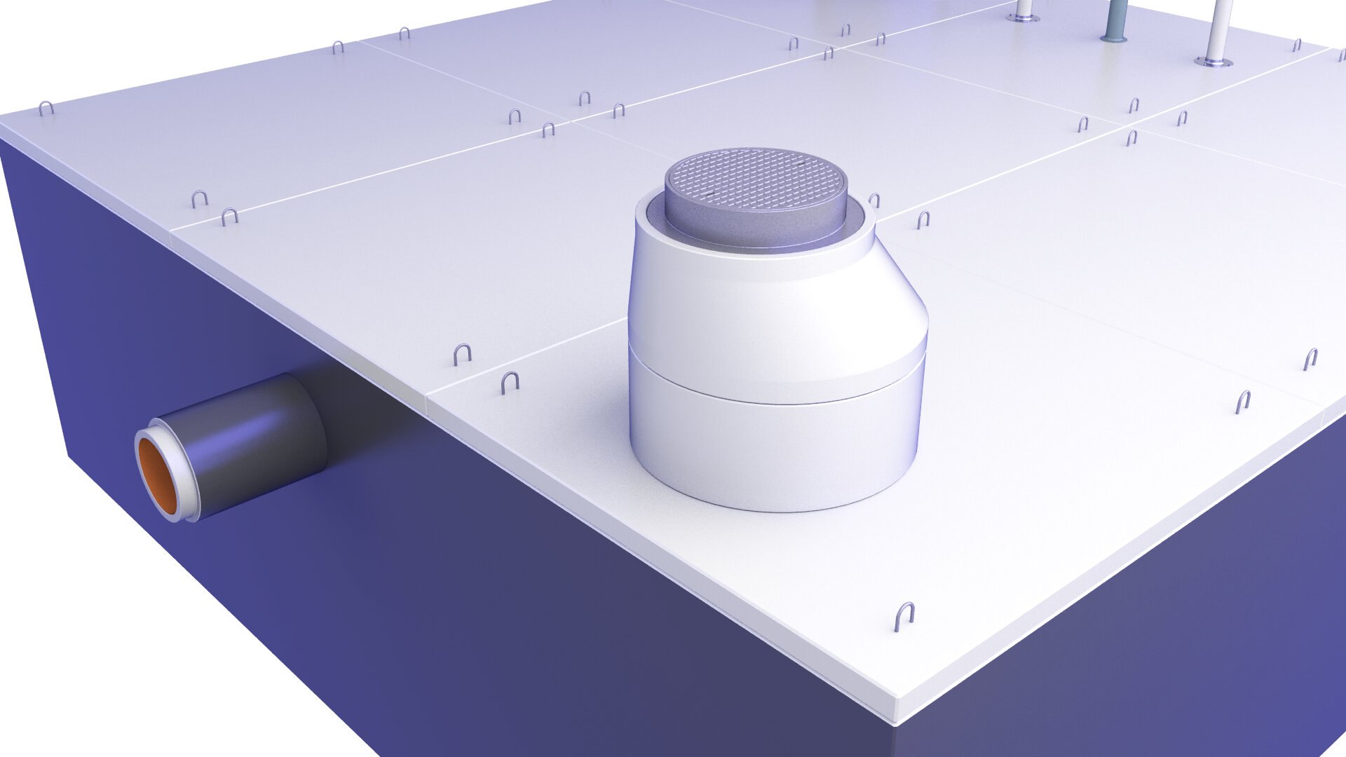 Concrete Fire Fighting Water Storage Tank 5 3D - TurboSquid 1980062