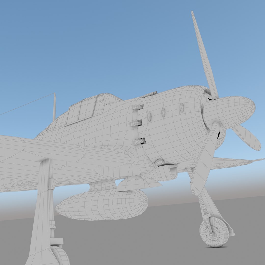 Mitsubishi A6m Zero Rig Model - TurboSquid 1419336