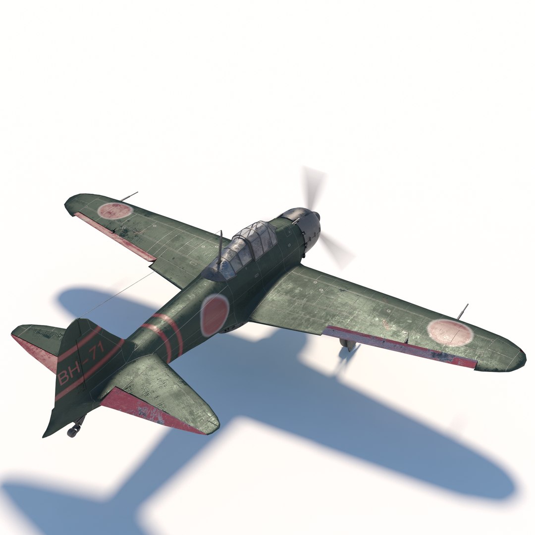 Mitsubishi A6m Zero Rig Model - TurboSquid 1419336
