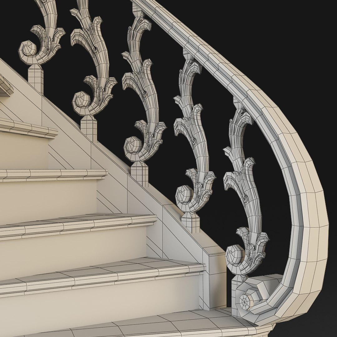 3D Step Stair Staircase Model - TurboSquid 1470446