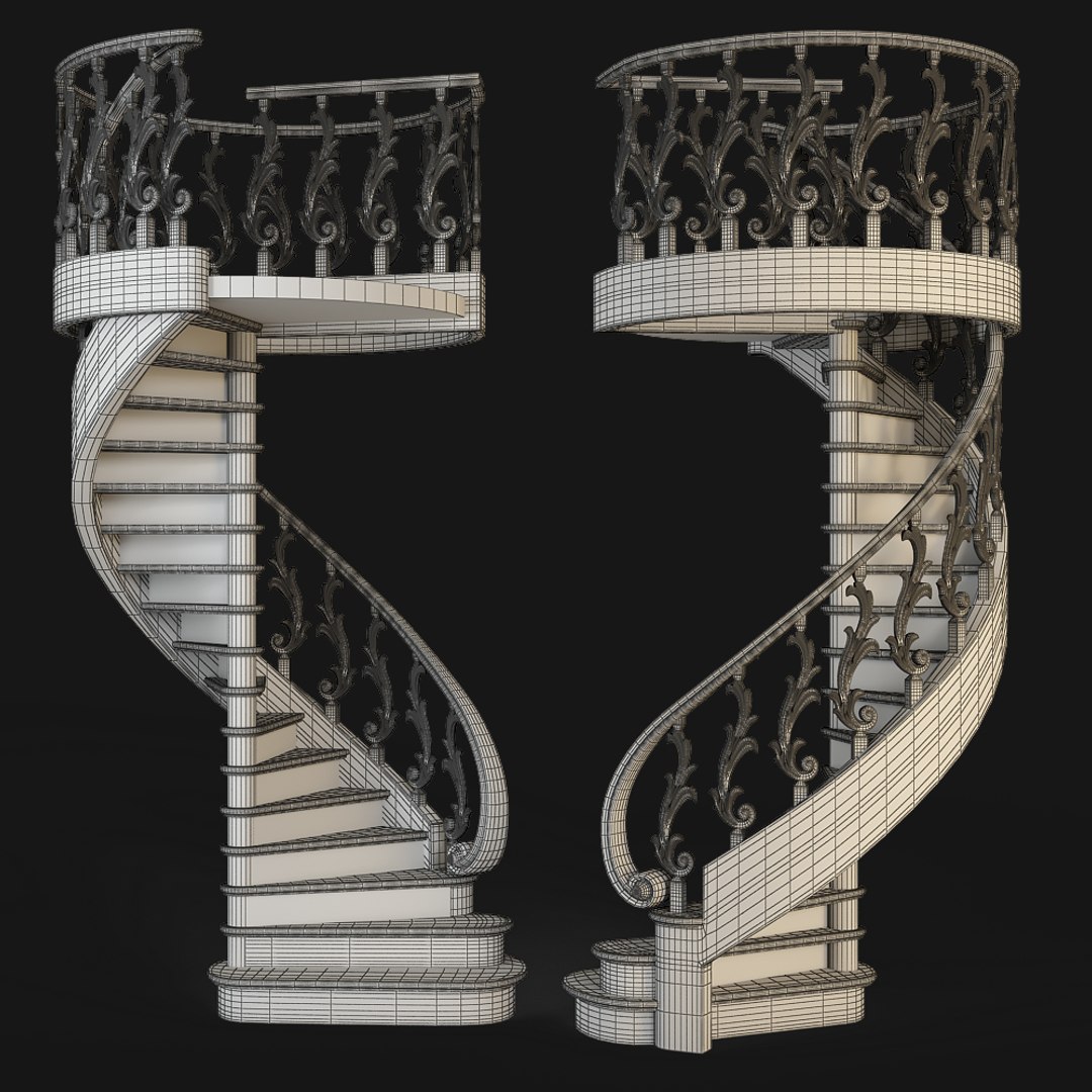 3D Step Stair Staircase Model - TurboSquid 1470446