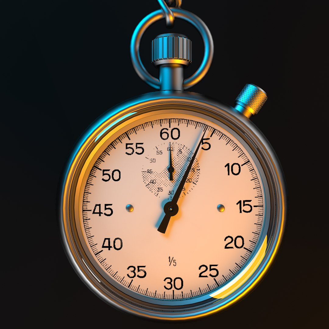 3D StopWatch - TurboSquid 1869204