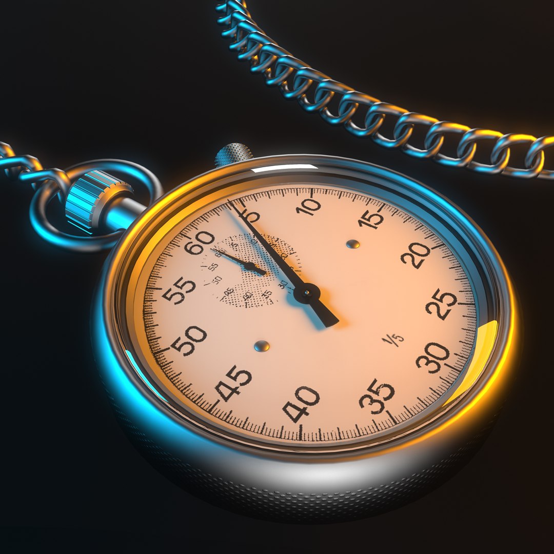 3D StopWatch - TurboSquid 1869204