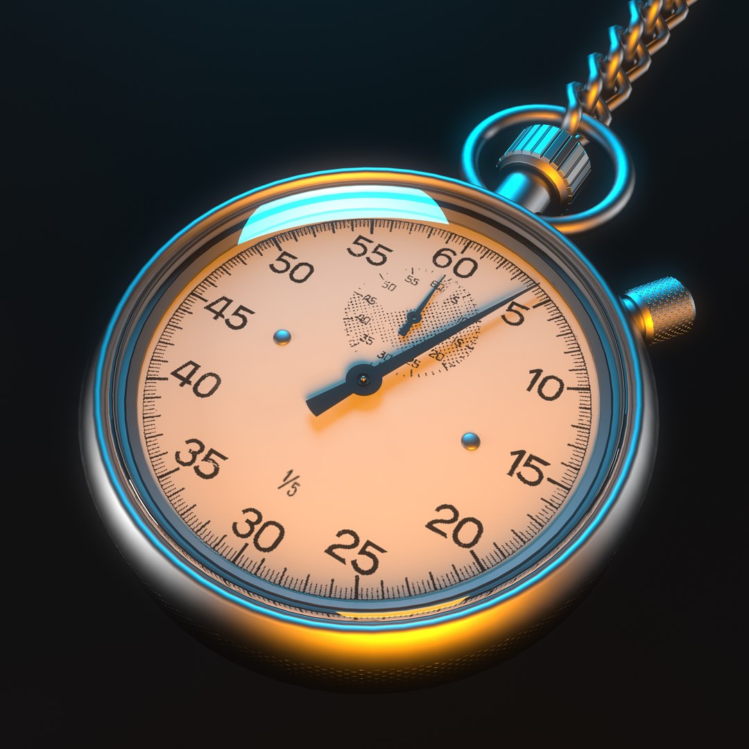 3D StopWatch - TurboSquid 1869204