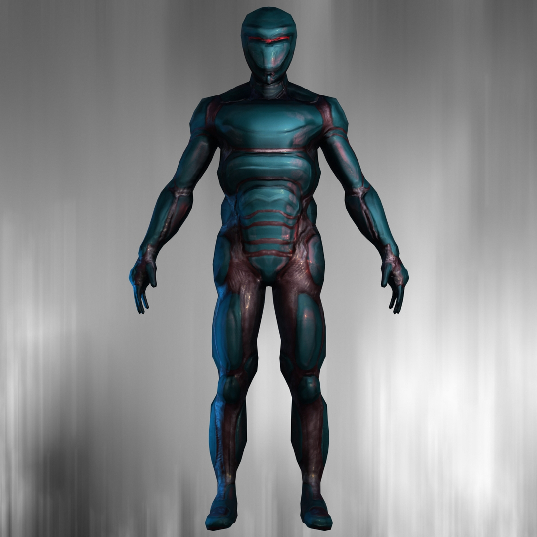 3ds Max Cyborg Cyclops
