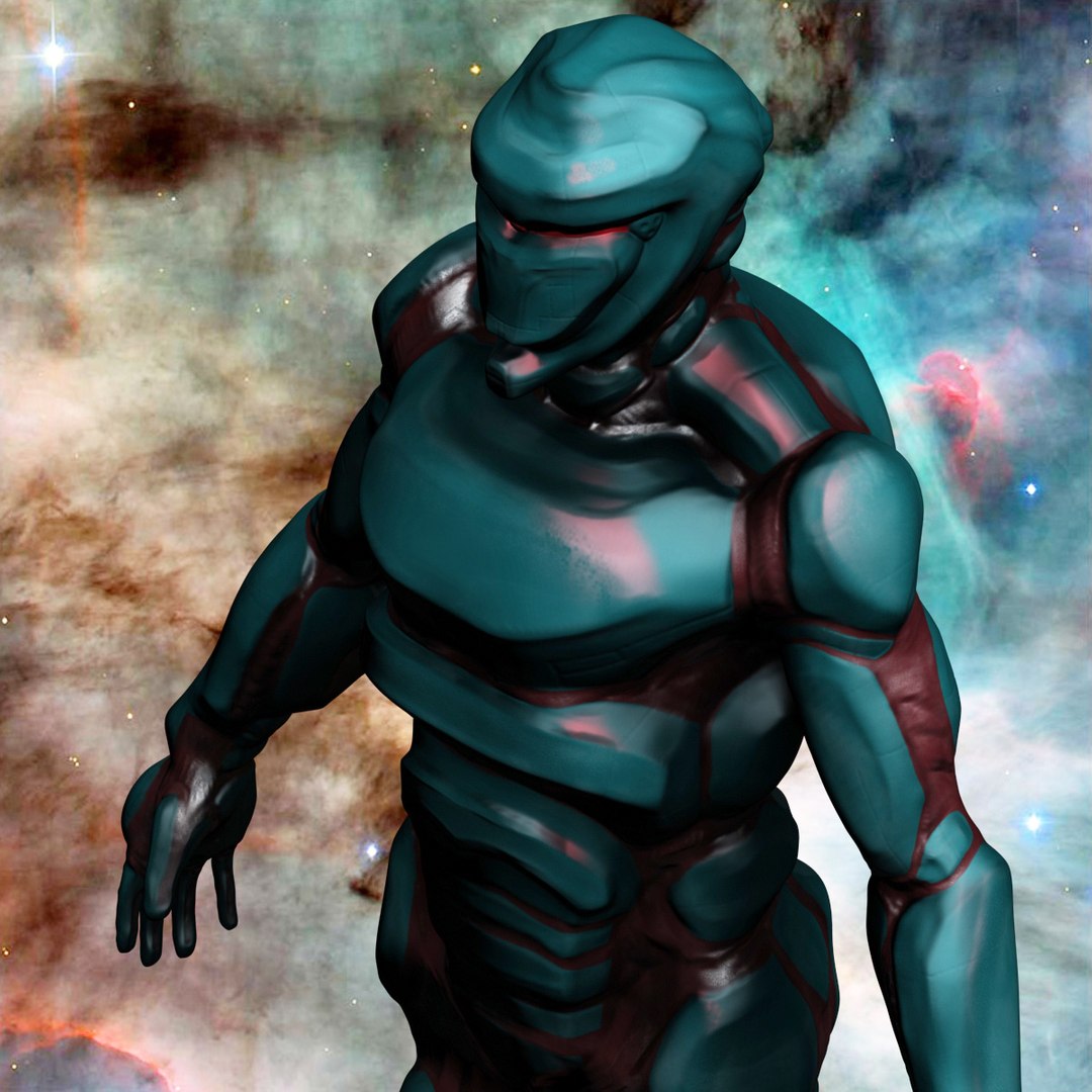 3ds Max Cyborg Cyclops