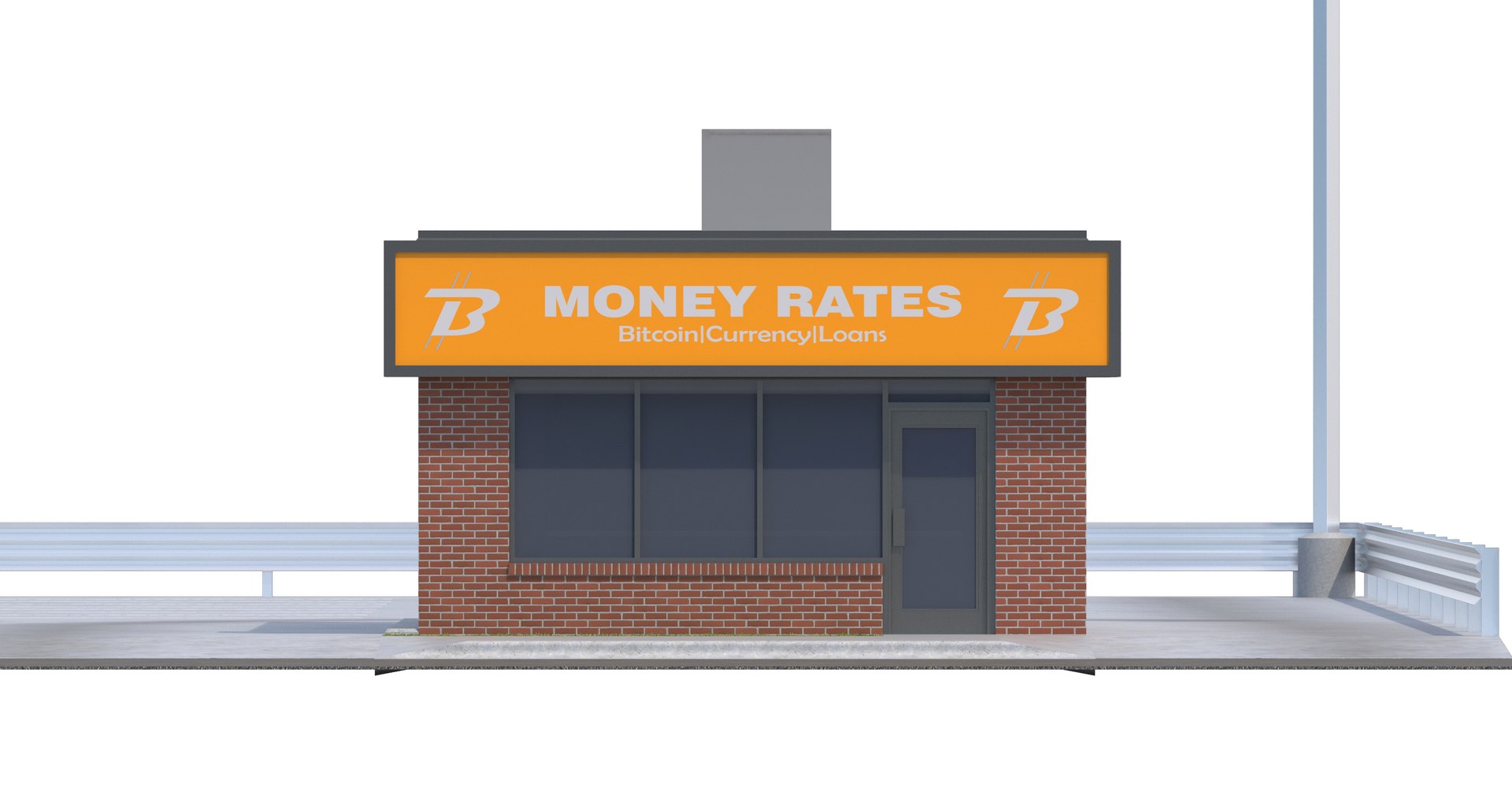 3D Store Commercial Money Model - TurboSquid 1645857