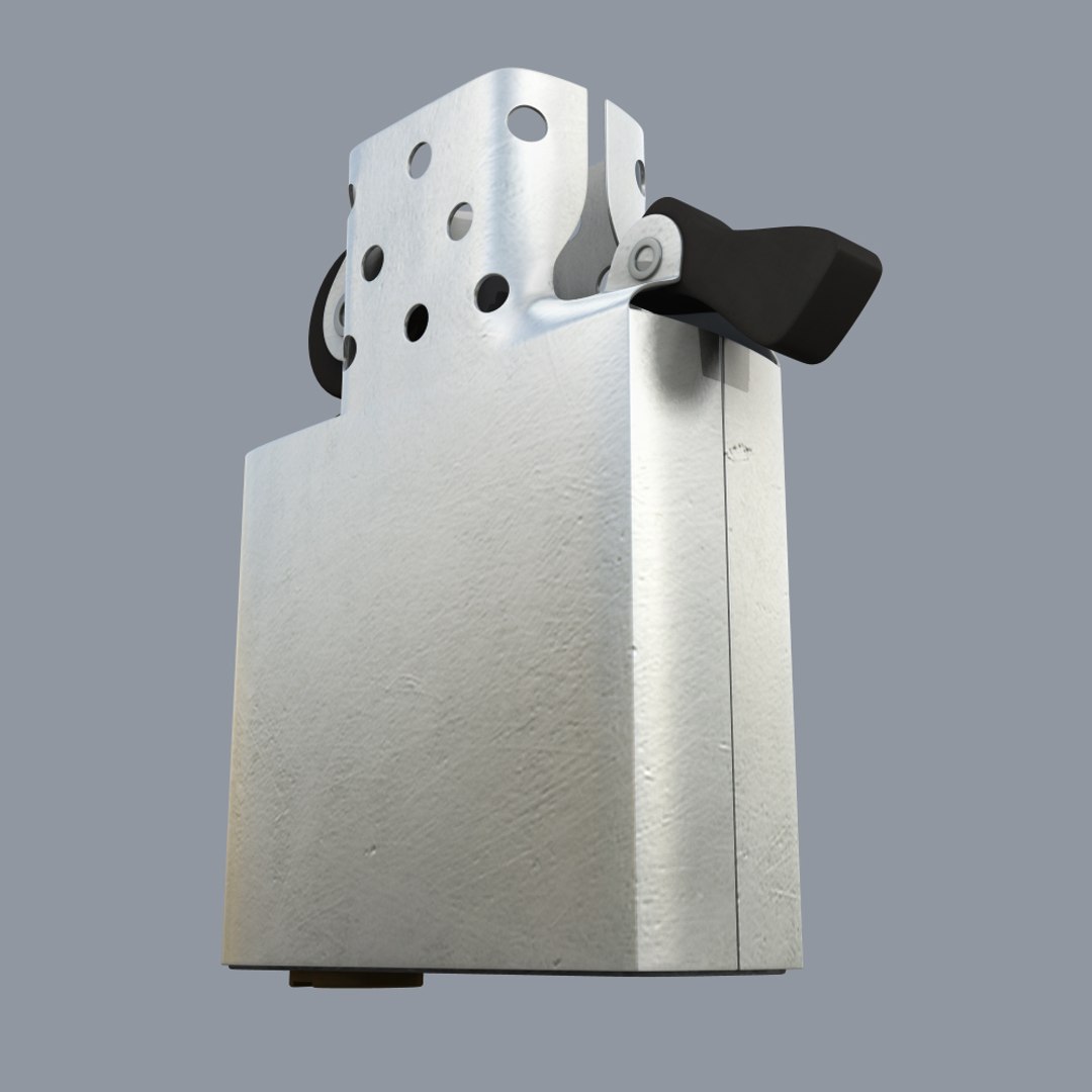 3d Zippo Lighter Model