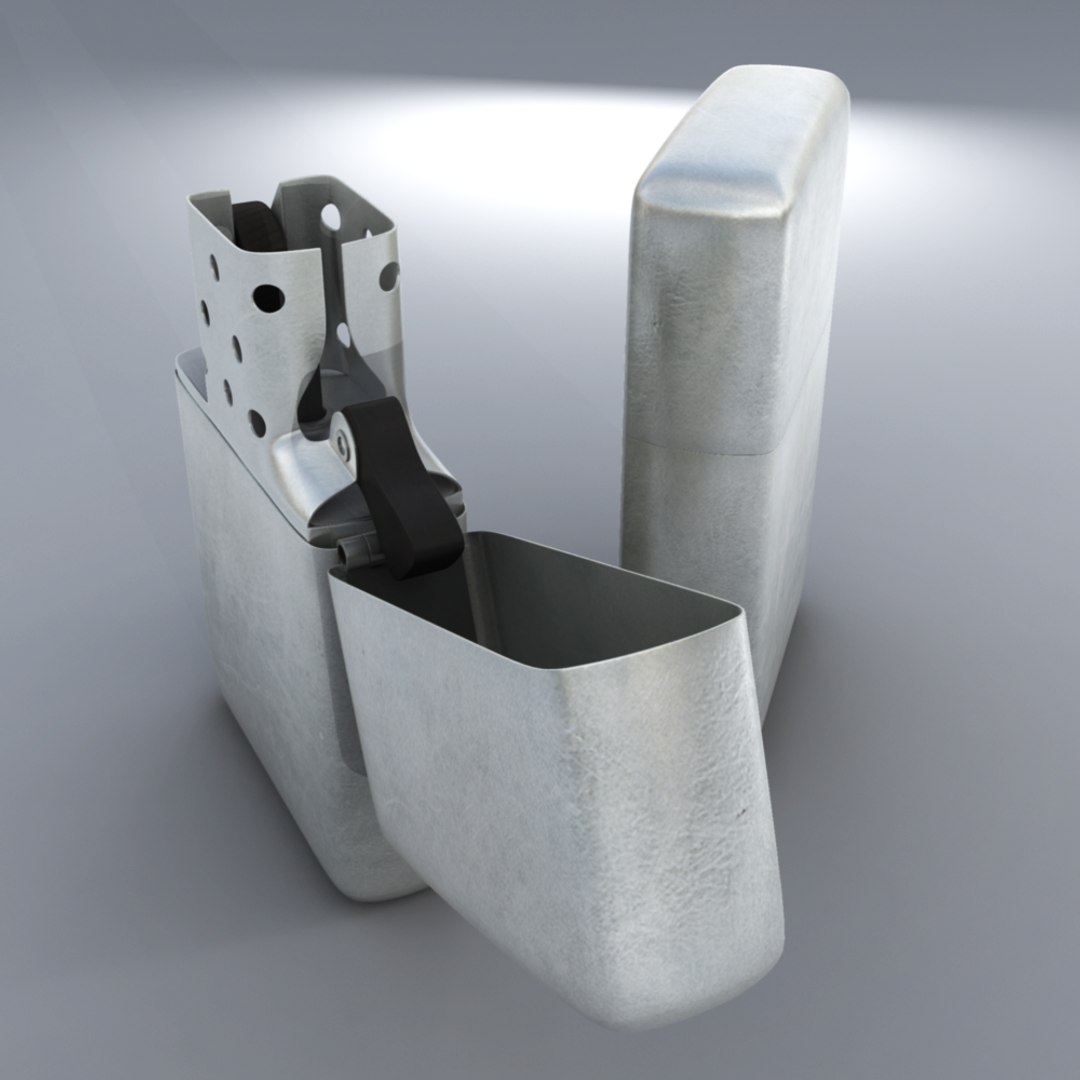 3d Zippo Lighter Model
