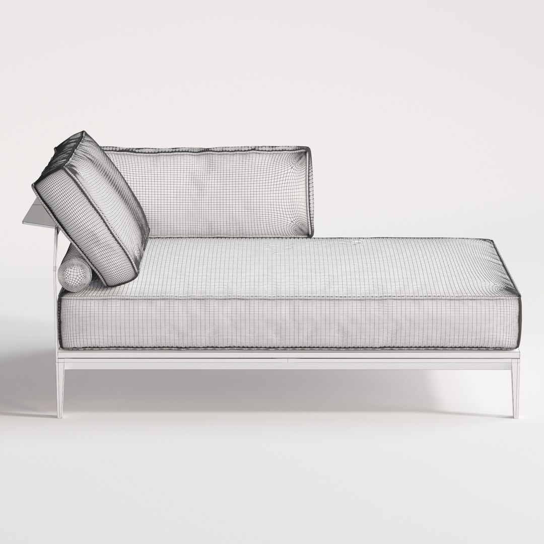 Paolo Victor Chaise Longue 3D Model - TurboSquid 1615747