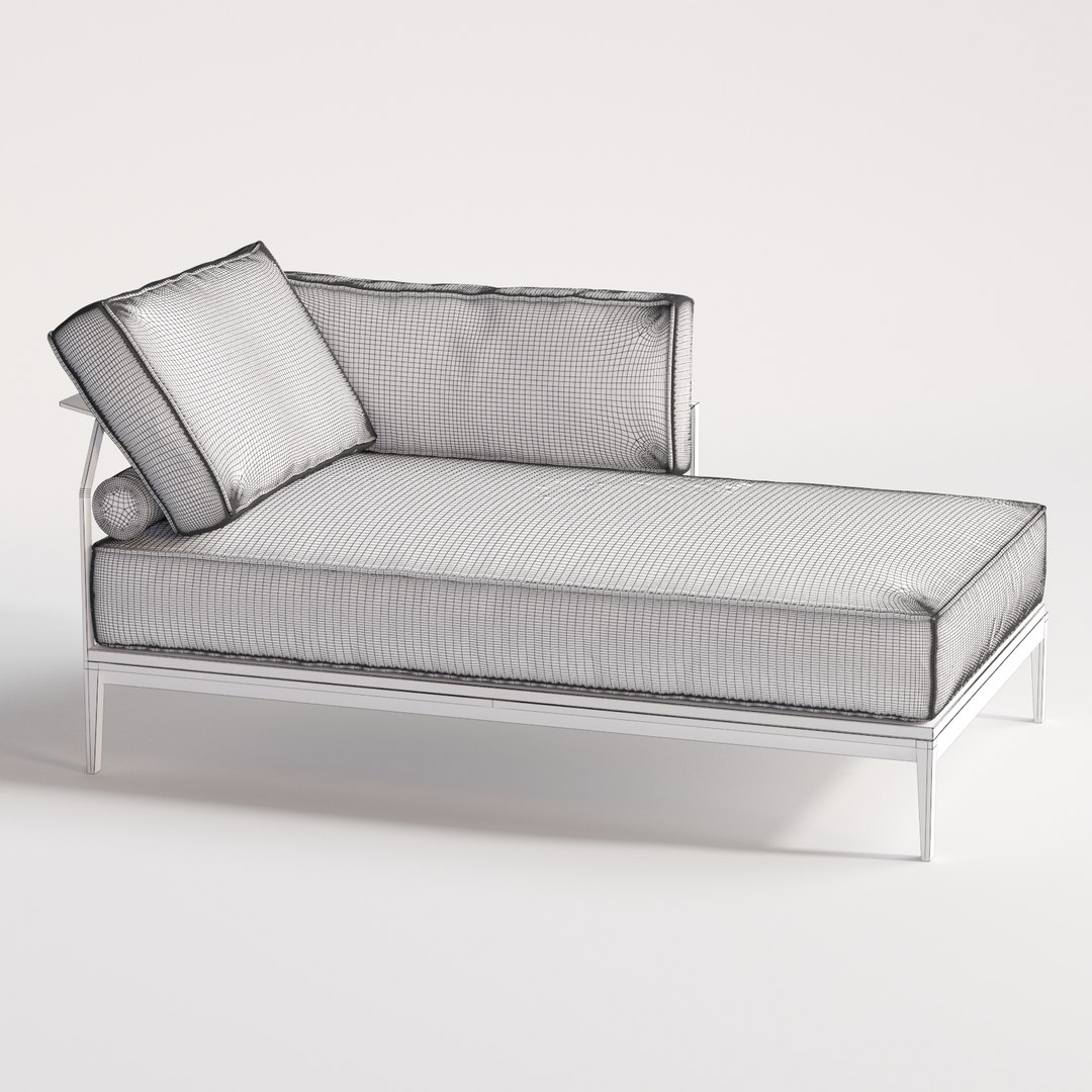 Paolo Victor Chaise Longue 3D Model - TurboSquid 1615747