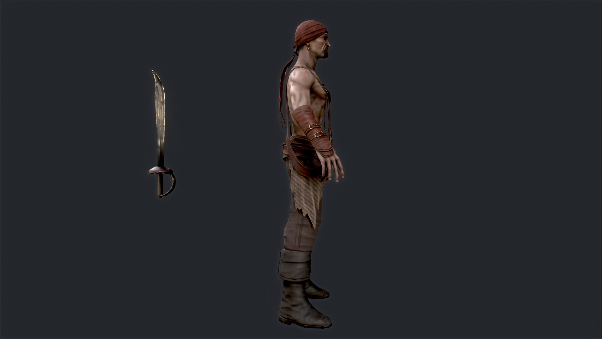 Pirate 3D Model - TurboSquid 2137299