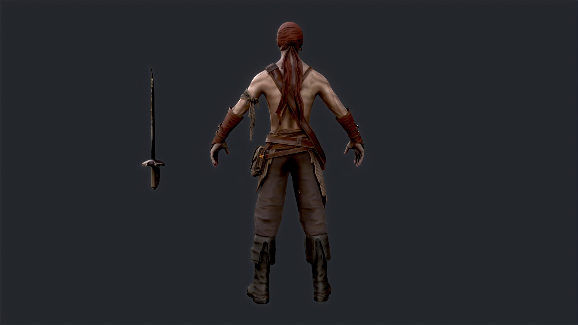 Pirate 3D Model - TurboSquid 2137299