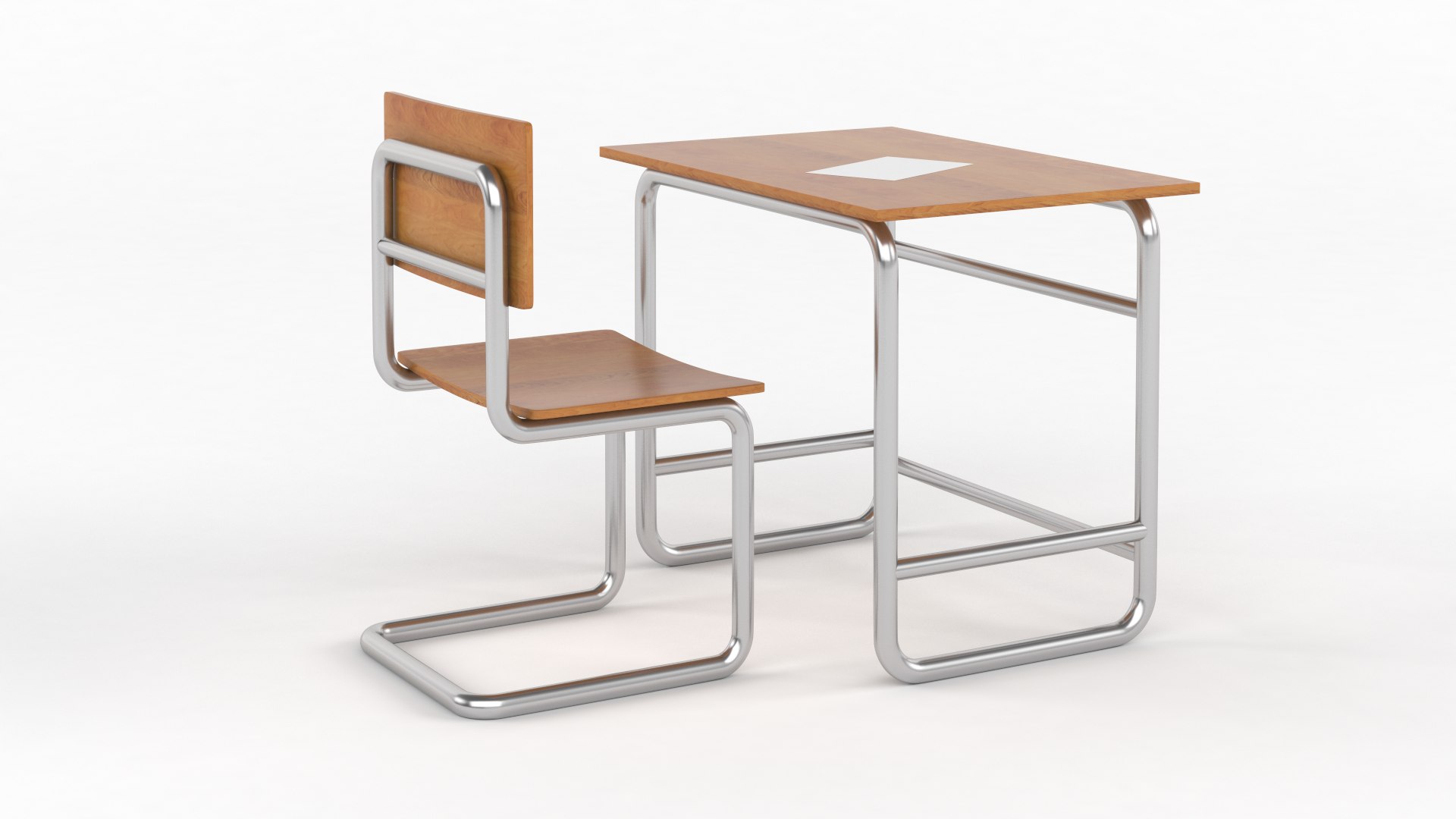 3D Model Classroom Desk - TurboSquid 1914353