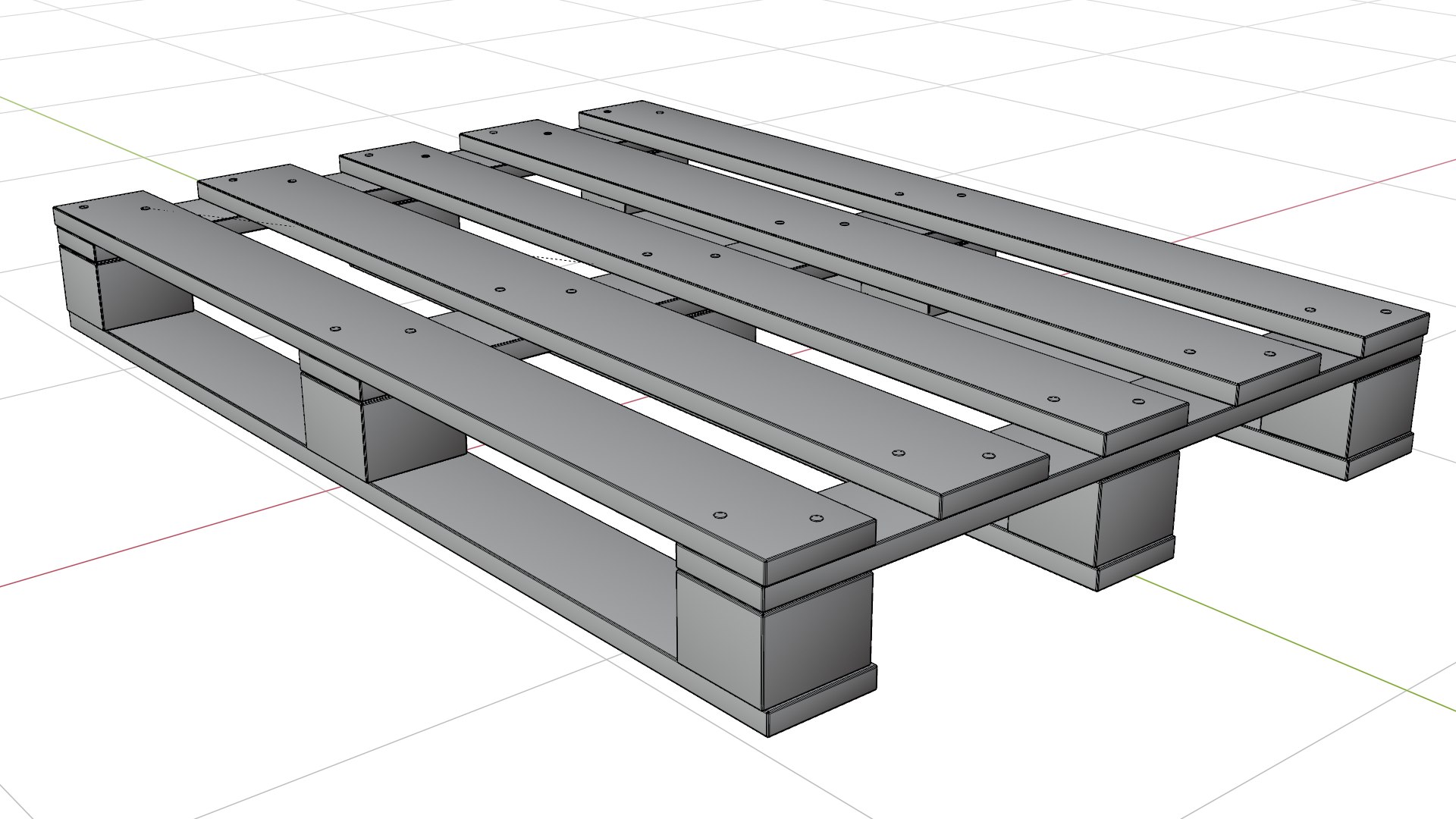 3D Pallet Model - TurboSquid 1893118
