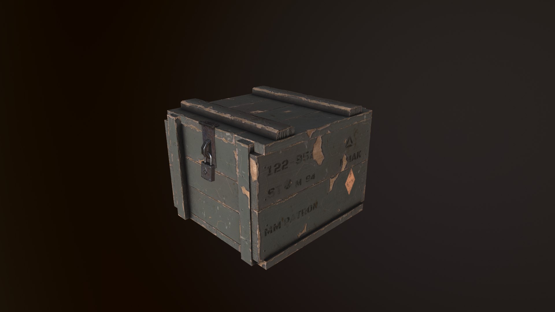3D Army Crate 1 - TurboSquid 1746258