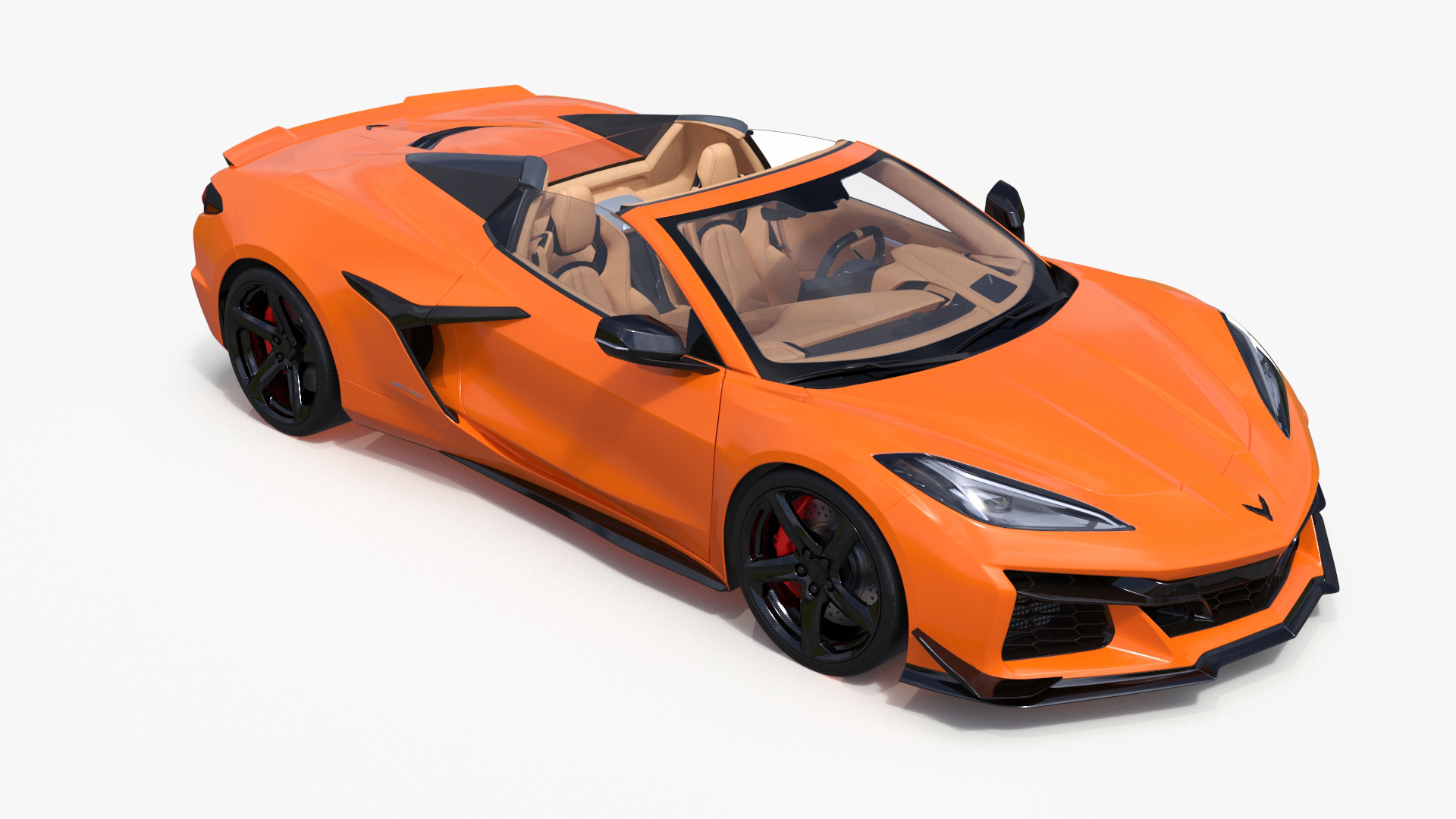 Chevrolet Corvette Cabriolet Z06 2023 Open Orange Model - TurboSquid ...