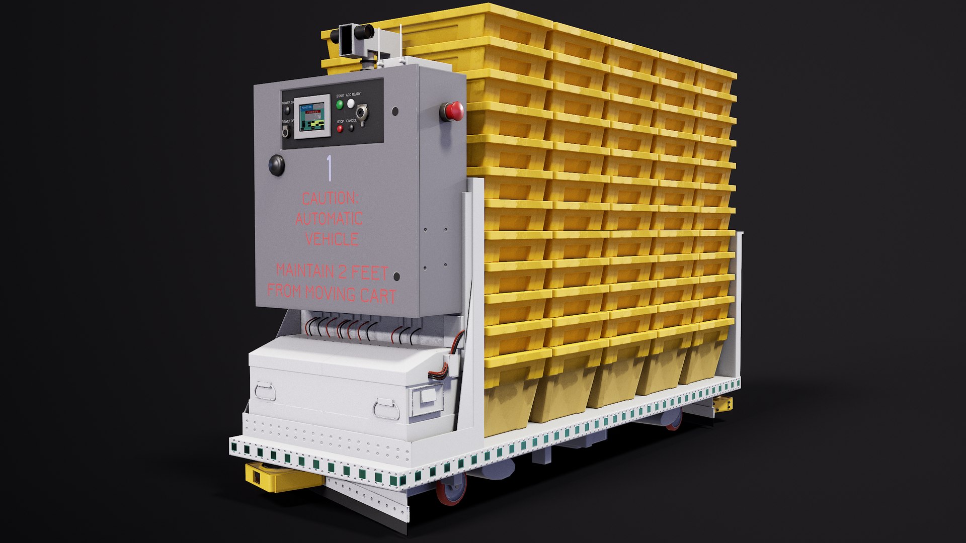 Industrial Warehouse Robot Amazon Kermit 3D - TurboSquid 1756745